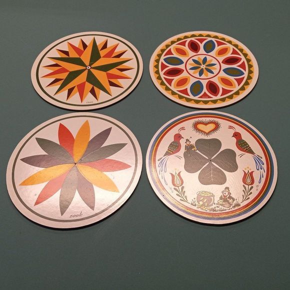 Zook | Wall Decor | Vintage Zook Pennsylviana Dutch Hex Symbols | Poshmark